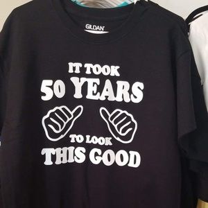 Gildan | Tops | New Black Birthday Celebration T Shirt | Poshmark